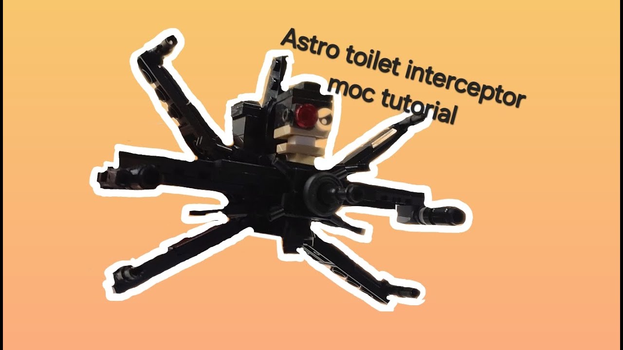 Astro toilet interceptor lego moc tutorial - YouTube