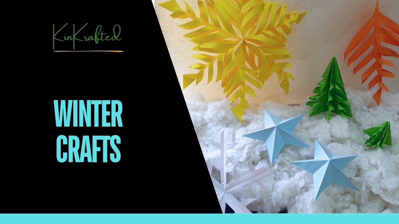 Welcome Winter with 5 enchanting paper crafts! - YouTube