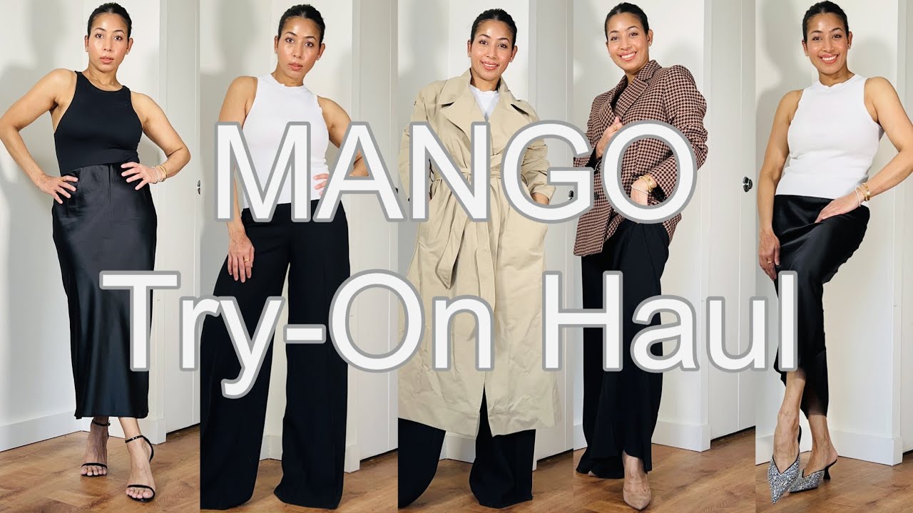 MANGO HAUL | TRY-ON - YouTube