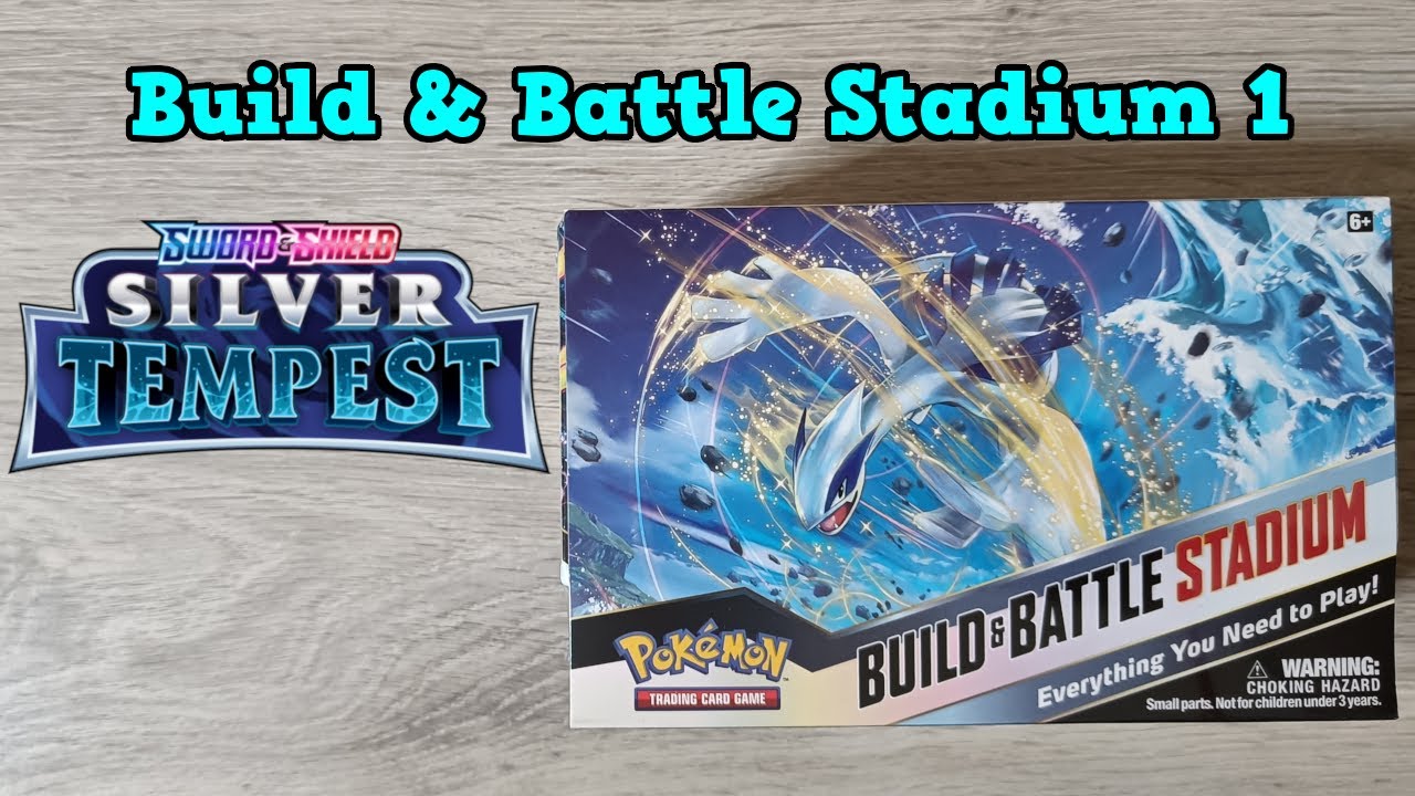 Pokémon Opening Silver Tempest Build & Battle Stadium - YouTube