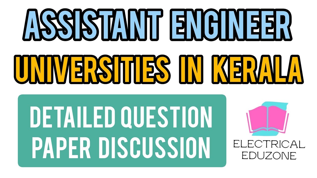 Assistant Engineer (Electrical) in Universities Detailed Question Paper ...