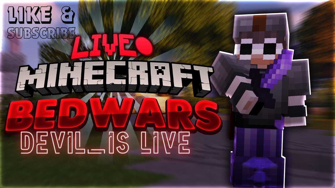 MINECRAFT BED WARS LIVE STREAM||JOIN NOW AND PLAY WITH ME ||MINECRAFT ...