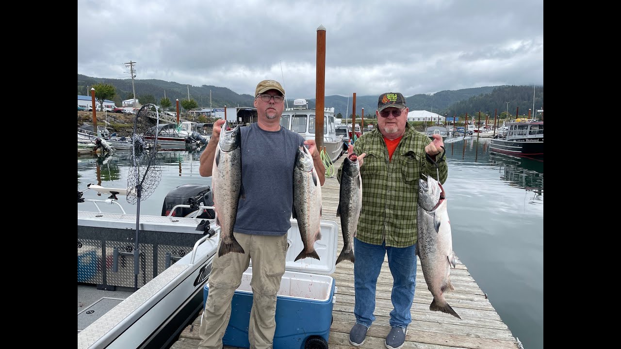 Salmon Fishing off Garibaldi, Oregon - YouTube