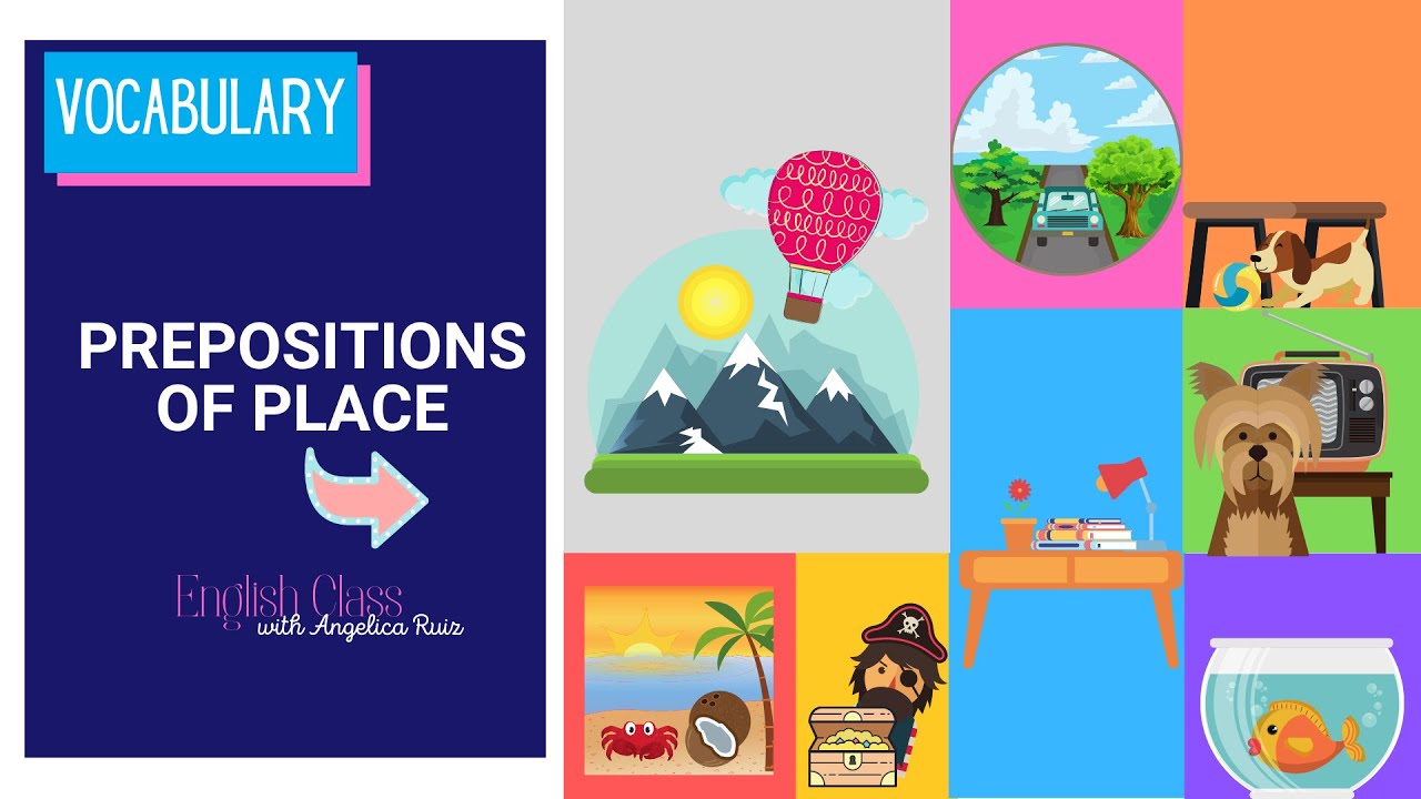 English Class: Prepositions of place. - YouTube