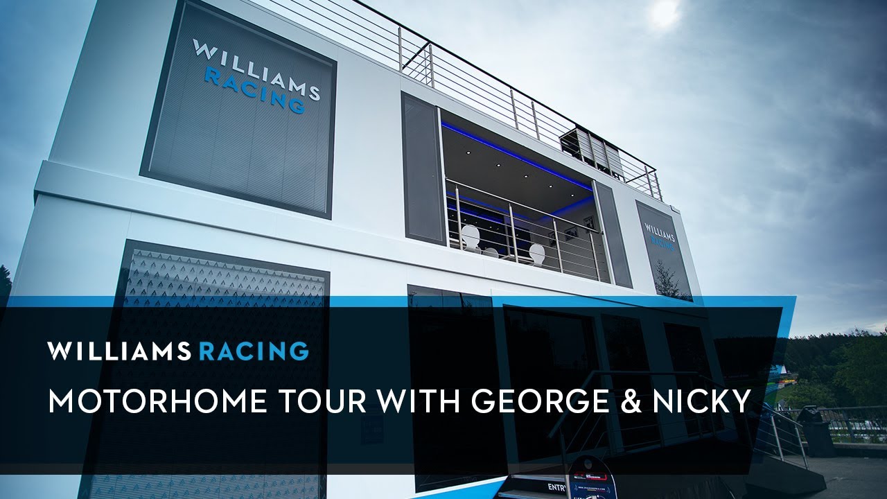 WHAT DOES THE INSIDE OF AN F1 MOTORHOME LOOK LIKE? - YouTube