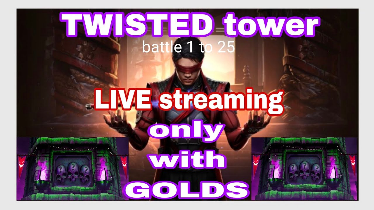 Hell Spawn Tower 200 And Twisted Tower 1 to 25 Live Streaming with Only ...