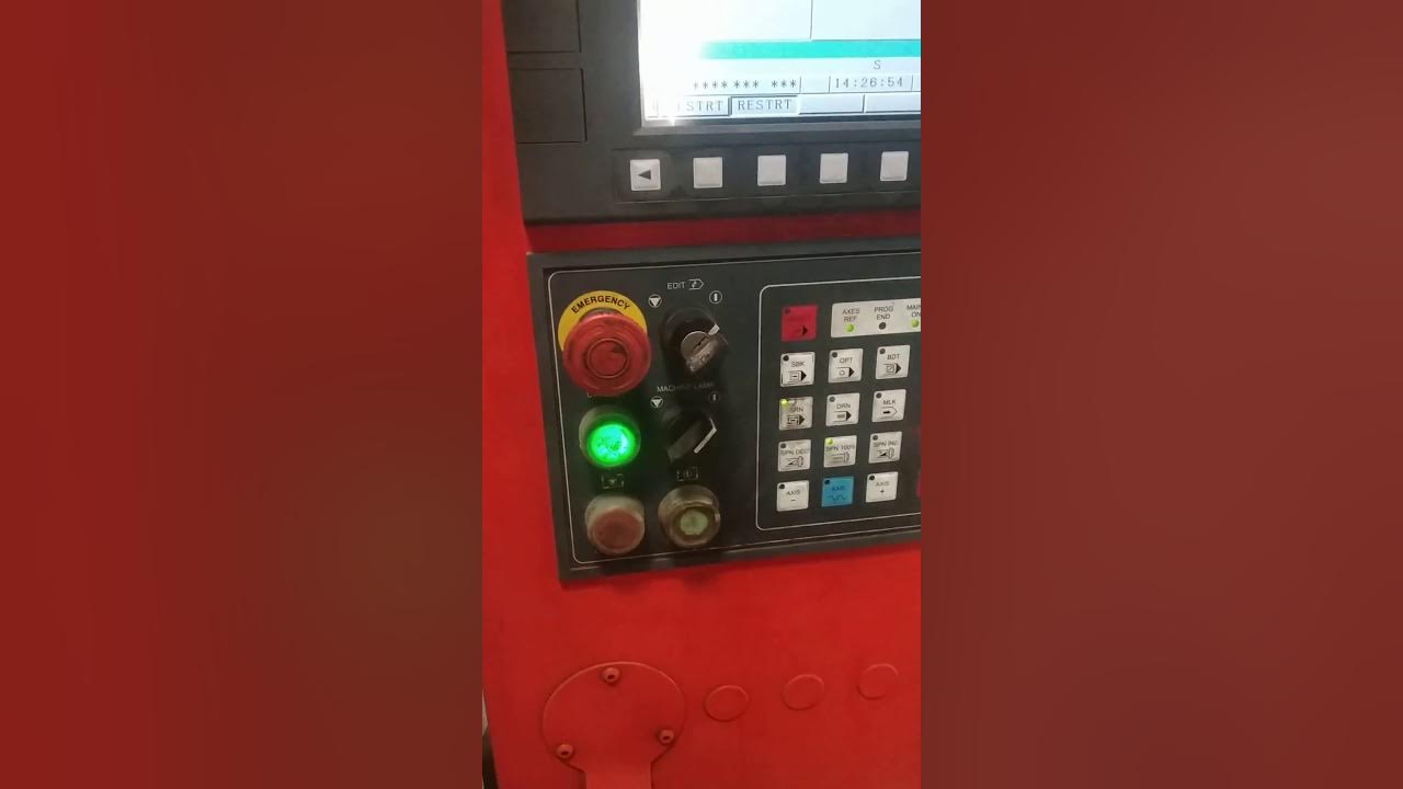 how to restart the program in fanuc control while going current - YouTube