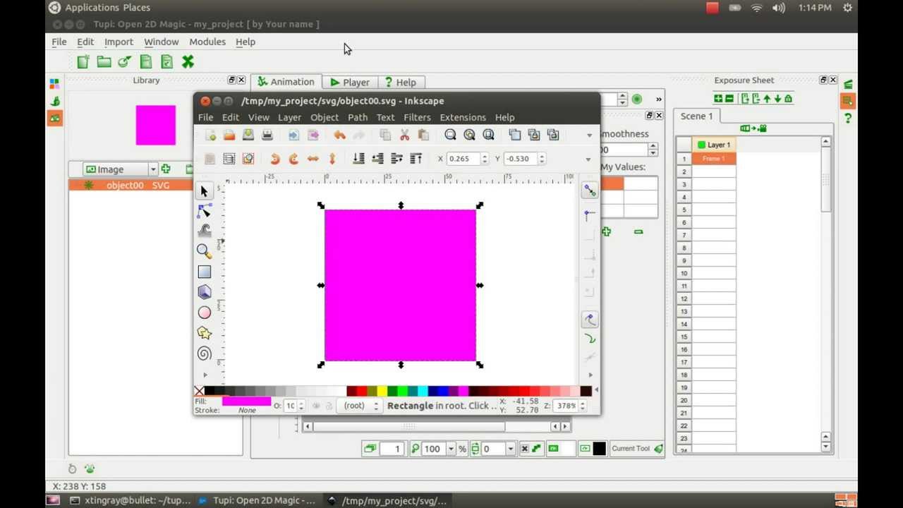 [Making of animation] Tupi + Inkscape - Software of Graphic Animation ...