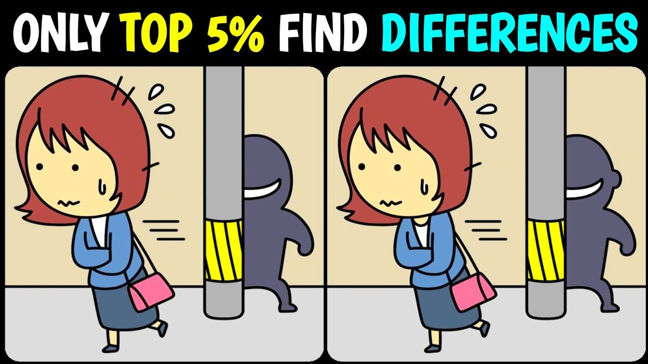 FIND THE THREE DIFFERENCES | Spot the differences Puzzle | Brain ...