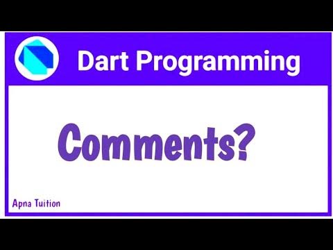 #3 Dart : First Dart Program || Comments In Dart || Hindi || Dart For Flutter || By Vivek Lodh ...