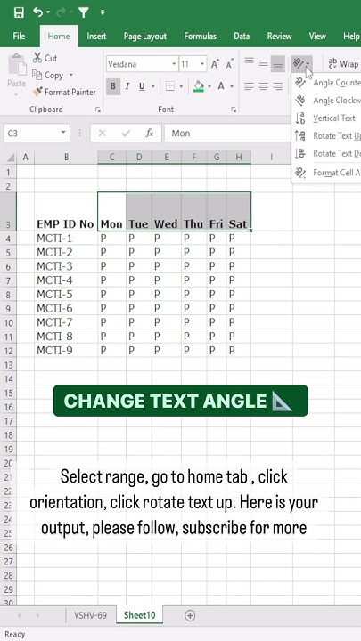 Excel Hacks Excel Tutoring Orientation In Excel Excel For