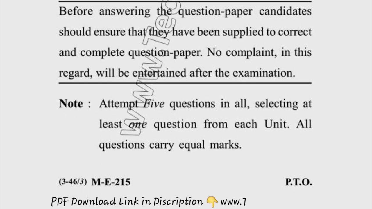 2017 BCA 5th Sem Reappear Web Technologies Question Paper - YouTube