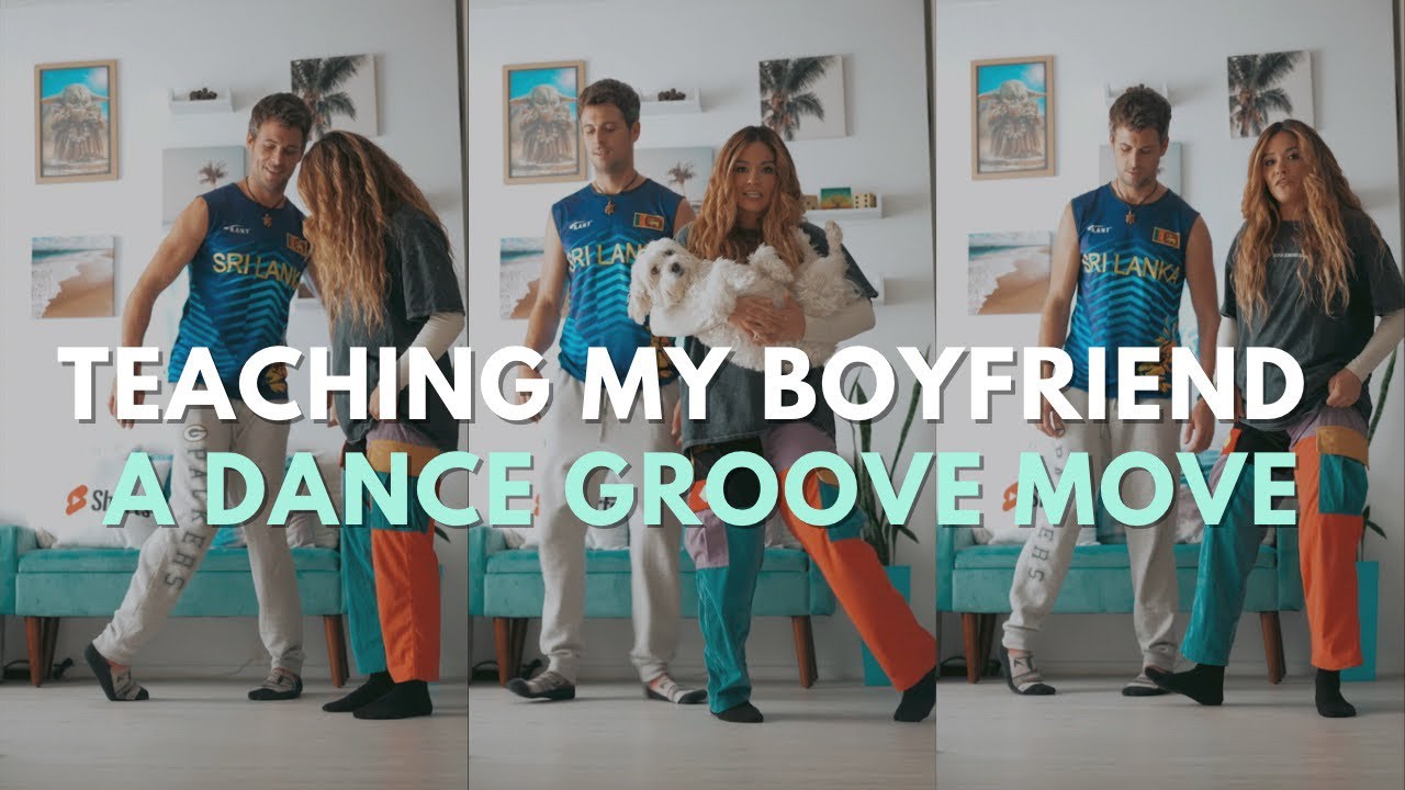 Teaching my boyfriend how to do the V-Step Groove | #shuffledance # ...