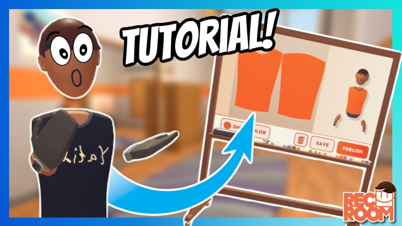 How To Create Your Own CUSTOM SHIRTS! Rec Room Tutorial - YouTube