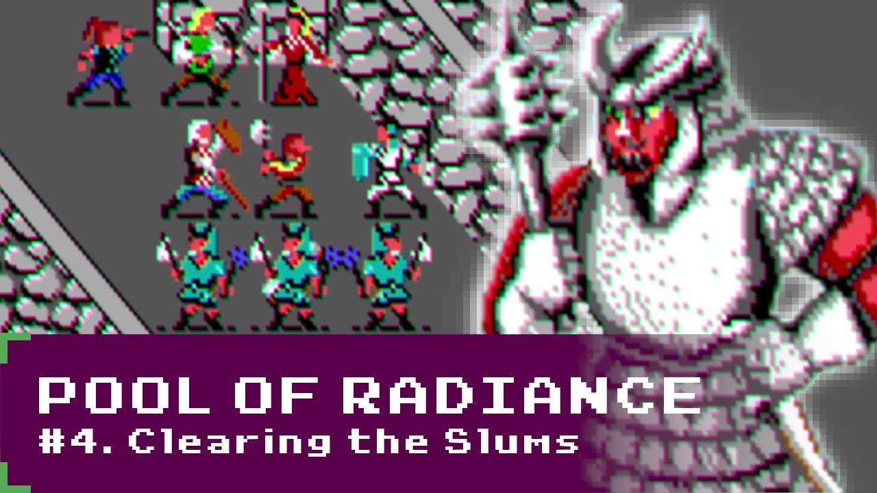 Clearing the Slums - Pool of Radiance. Walkthrough. #4 - YouTube