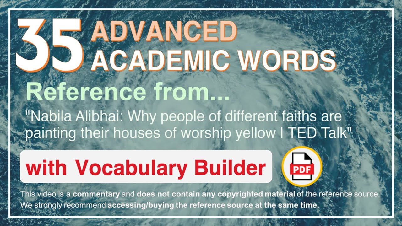 35 Advanced Academic Words Words Ref from "Why people of different ...