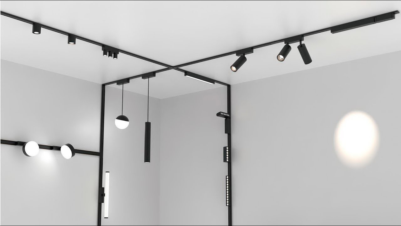 Modular Mini Track Lighting System THNS by Modullight - YouTube