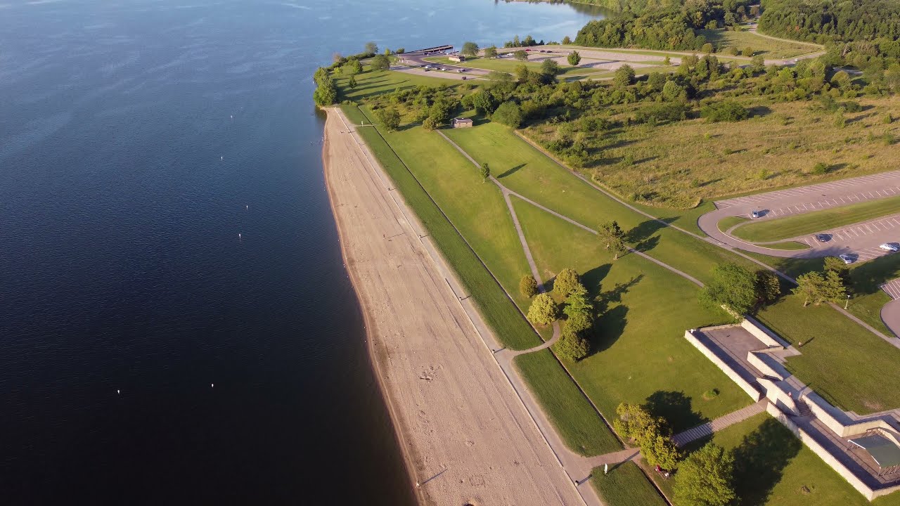 Springfield Ohio - CJ Brown Reservoir - DJI Mini 2 - YouTube