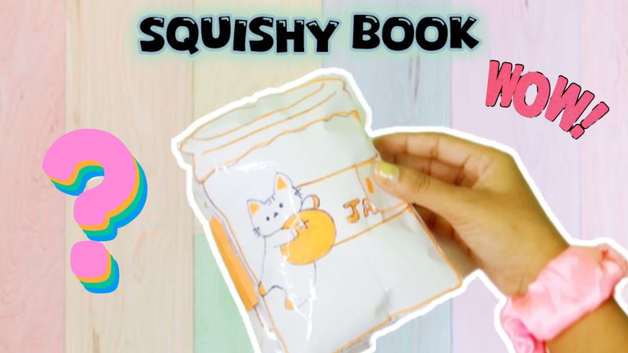 I Made Paper Squishy Book | Jam Squishy Book | Paper Squishy | asmr ...