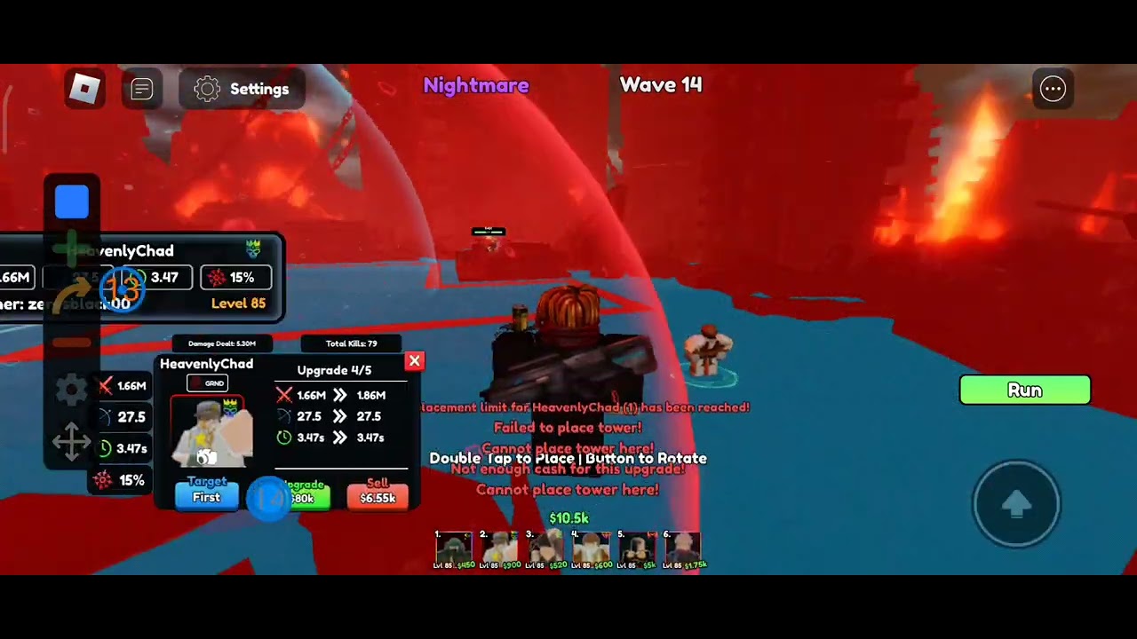 AFK HELL CITY ACT 1 ON MOBILE FIRST TRY | Roblox Anime Last Stand - YouTube