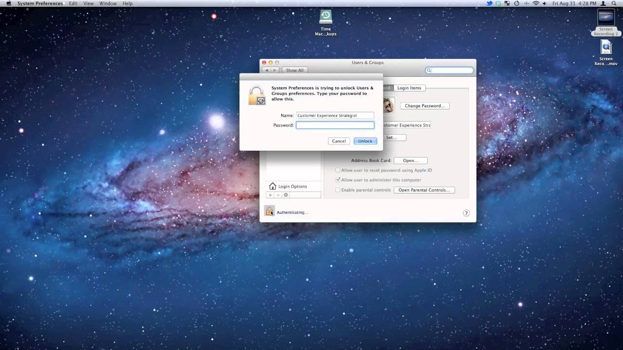 How To Change You Mac System Password YouTube How To Change You Mac System Password YouTube