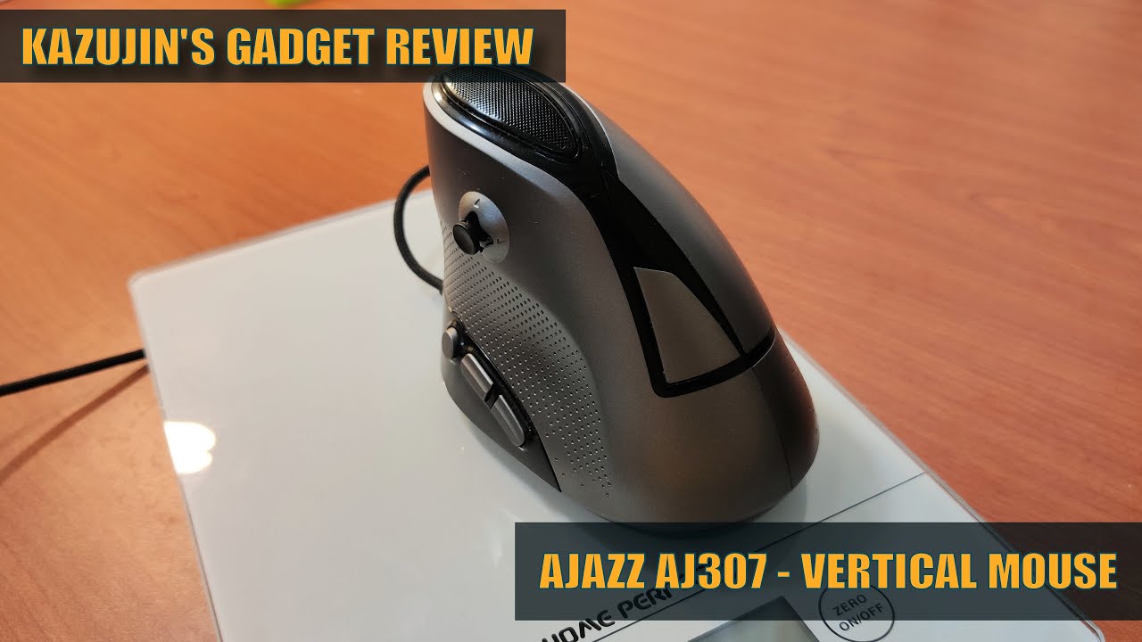 Ajazz AJ307 Vertical Mouse | Kazujin's Gadget Review - YouTube