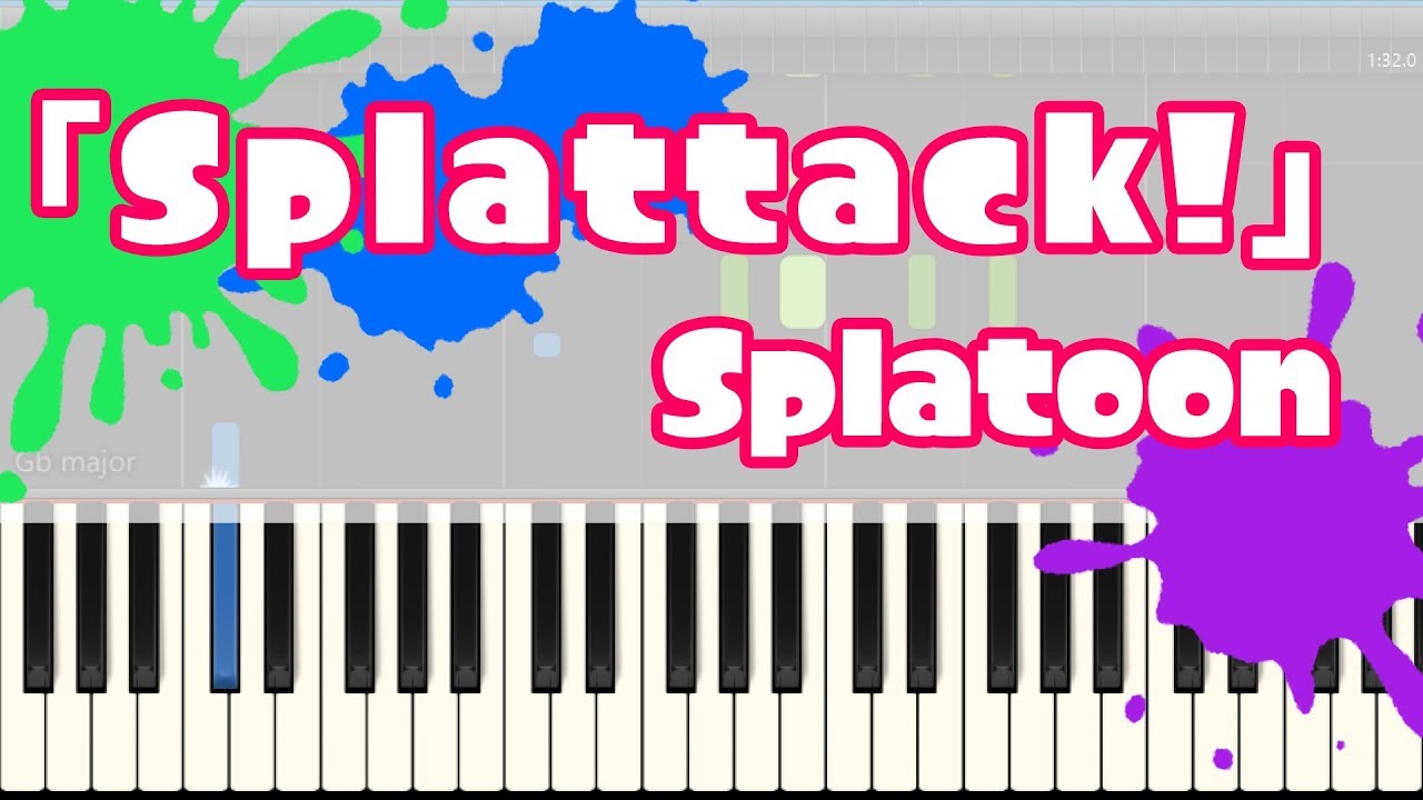 Splattack! - Splatoon ( piano solo ) ピアノソロ - YouTube
