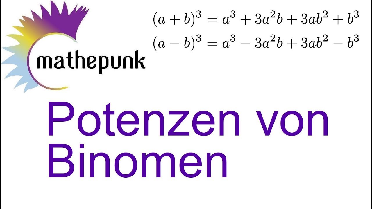 Potenzen von Binomen - YouTube