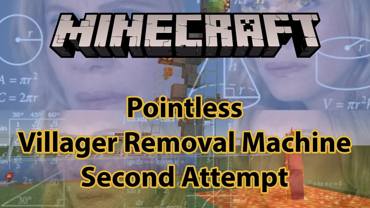 Minecraft - Redstone - Pointless Villager Removal Machine - Attempt Two - YouTube