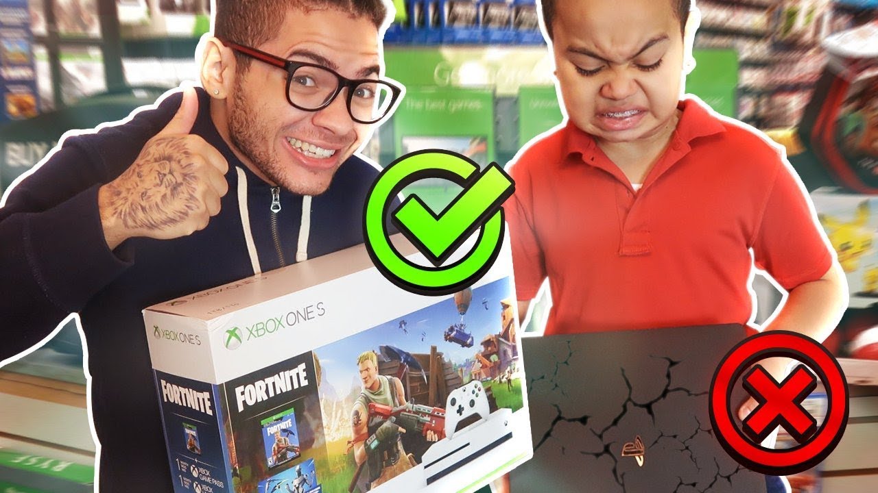 DESTROYING MY LITTLE BROTHERS PS4 AND SURPRISING HIM WITH AN XBOX! (HE ...