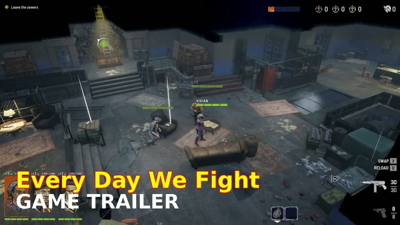 Every Day We Fight Game Trailer | Turn-Based Tactics, Roguelite, 2025 ...