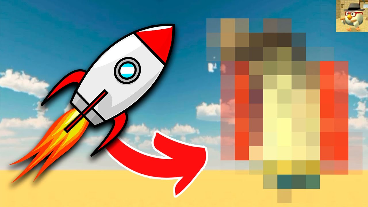 ROCKET in Chicken Gun! - YouTube