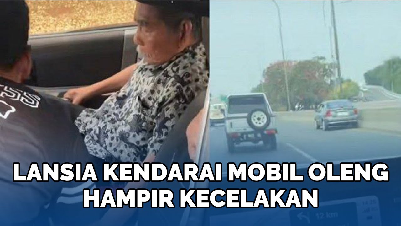 Tak Sengaja Bertemu Mobil Oleng Di Jalan Sampai Tabrak Pembatas Tol