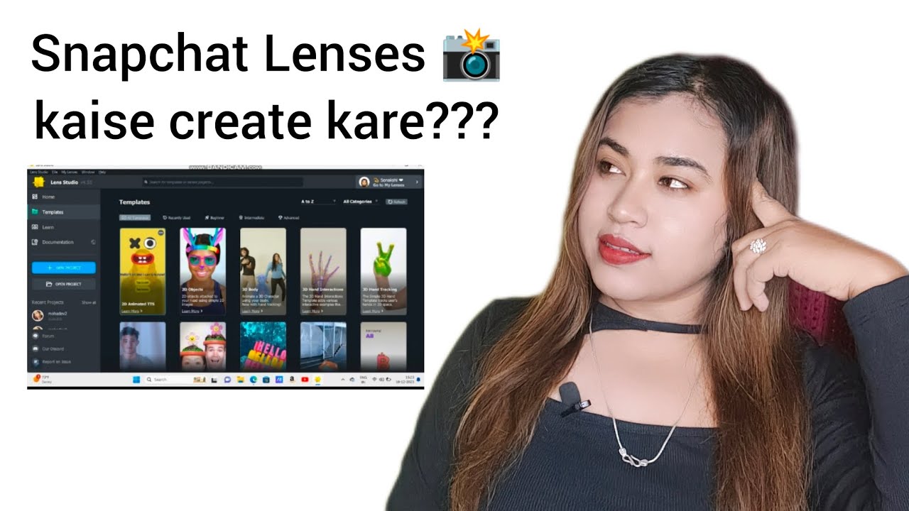 Snapchat Lens Create kaise kare? Lens Video Tutorial #snapchatlens # ...