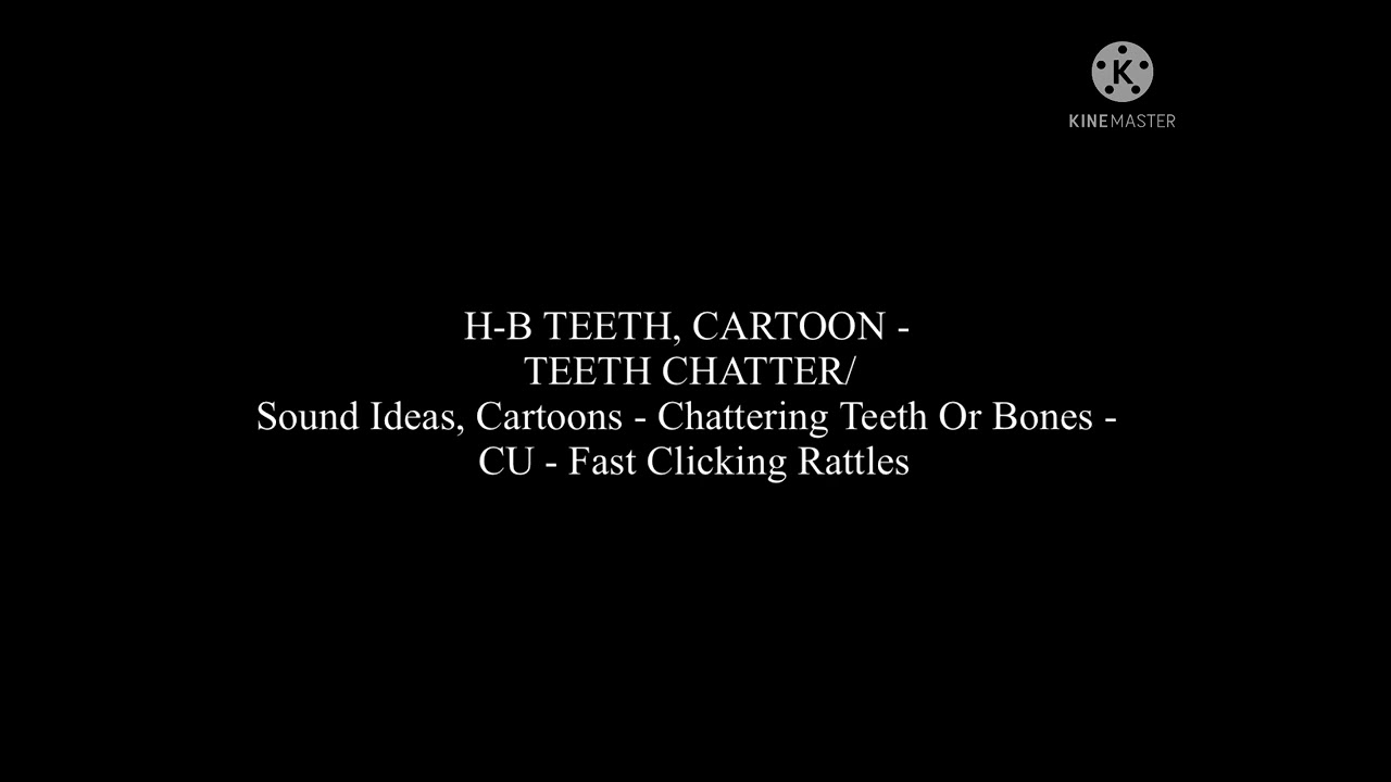 H-B TEETH, CARTOON - TEETH CHATTER/Sound Ideas, Cartoons Chattering ...