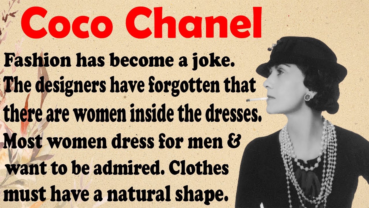 Daily English Stories 🔥 Coco Chanel The Woman Who Changed the World ...