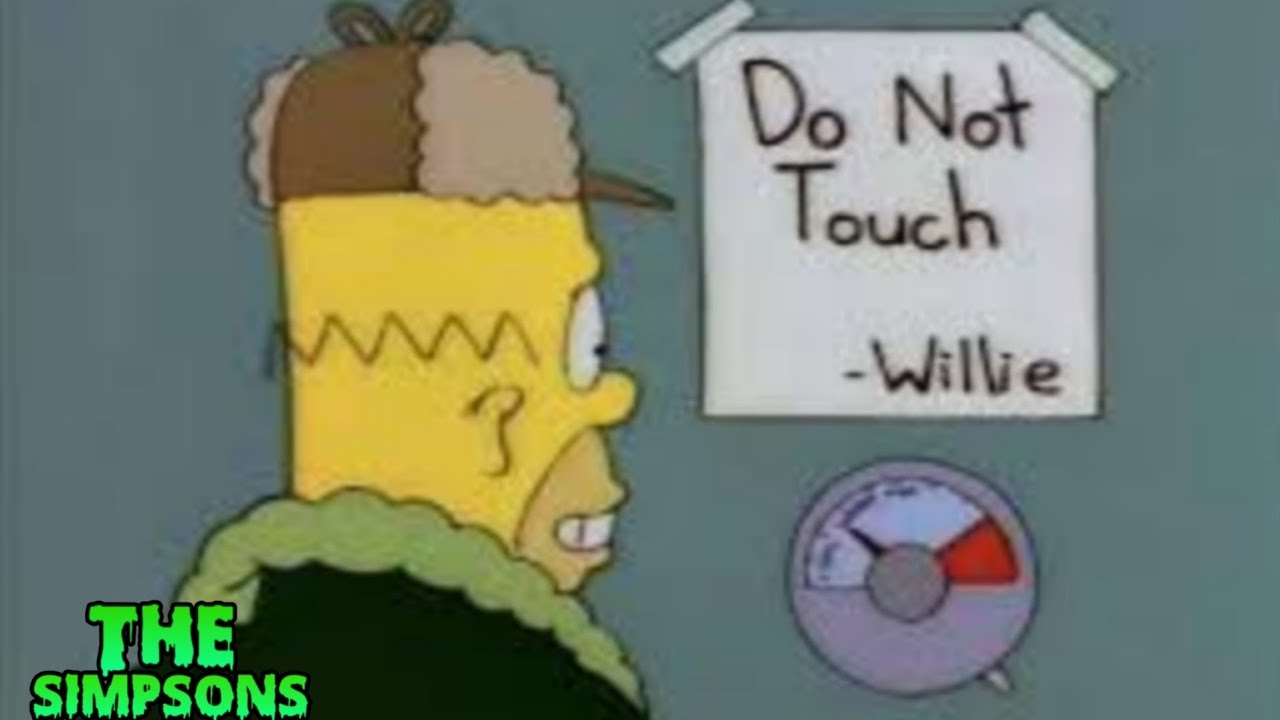 Do Not Touch Willie, Good Advice | The Simpsons - YouTube