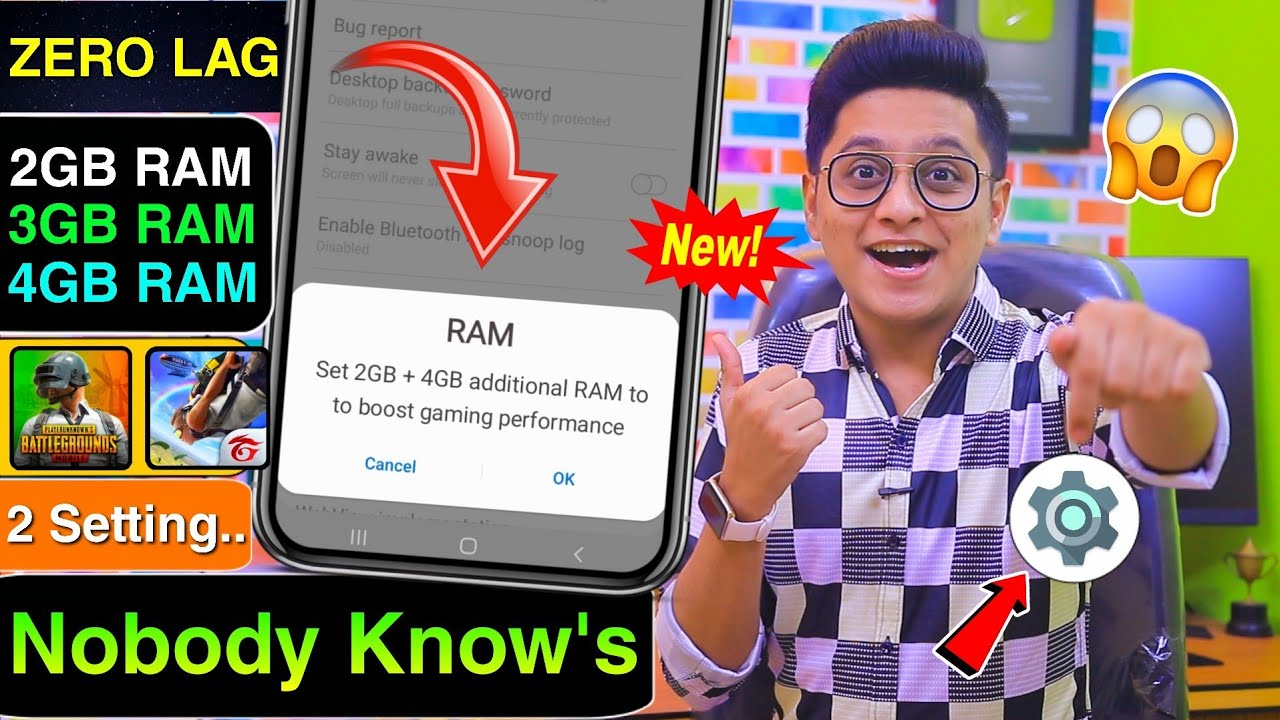 3Gb Extra VR RAM in Any Phone Using 1 Trick | Boost Gaming Processor ...