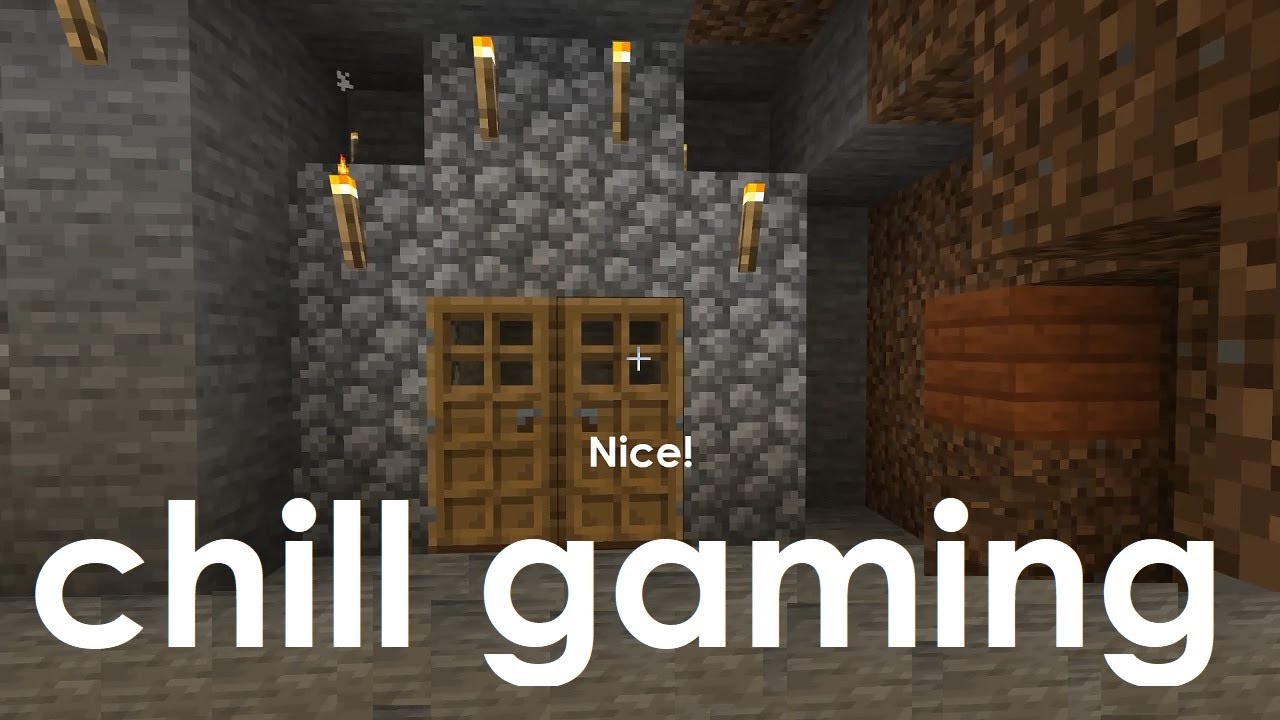 Minecraft Relaxing Gameplay, Mining & Working on Base, Chill Gaming ...