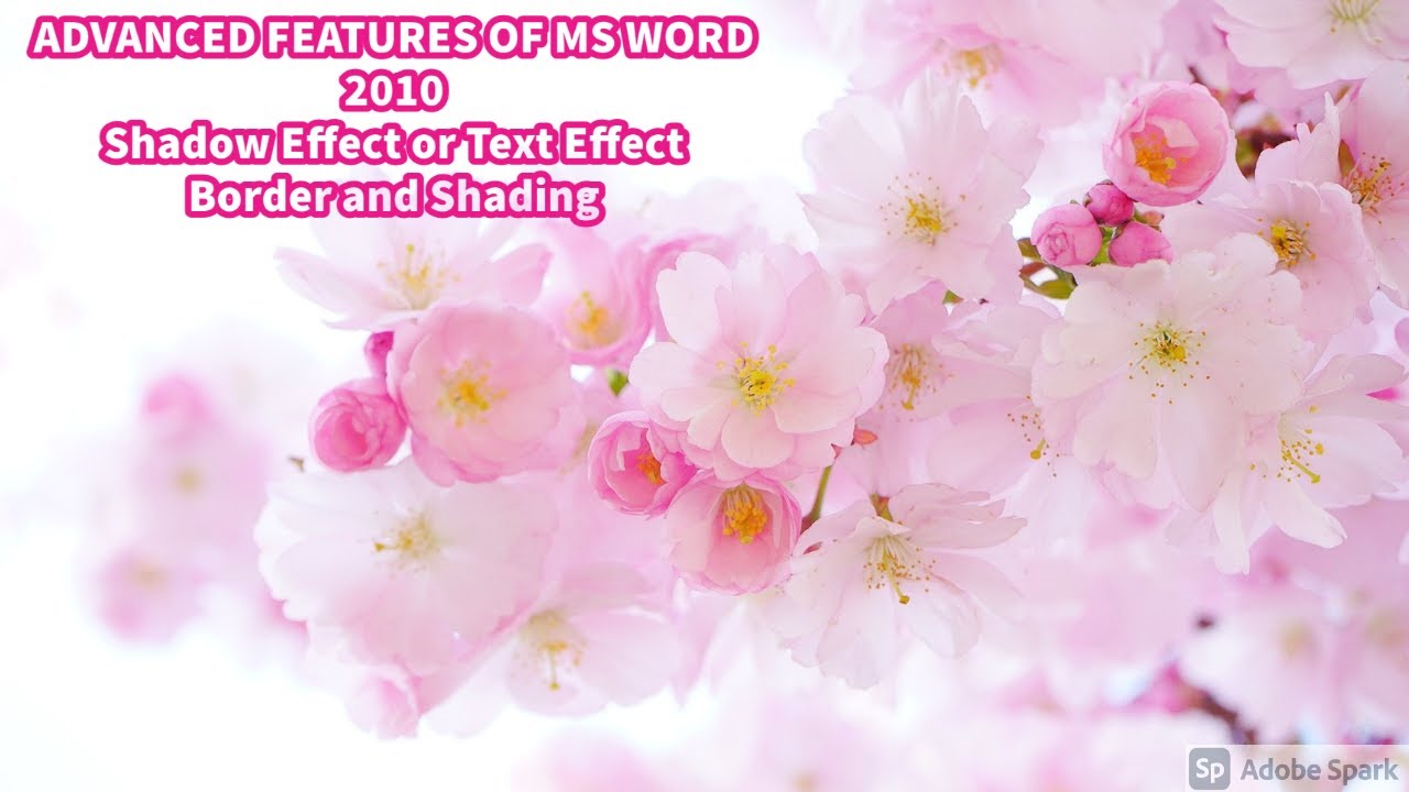Advanced Features Of MS Word 2010 YouTube advanced-features-of-ms-word-2010-youtube
