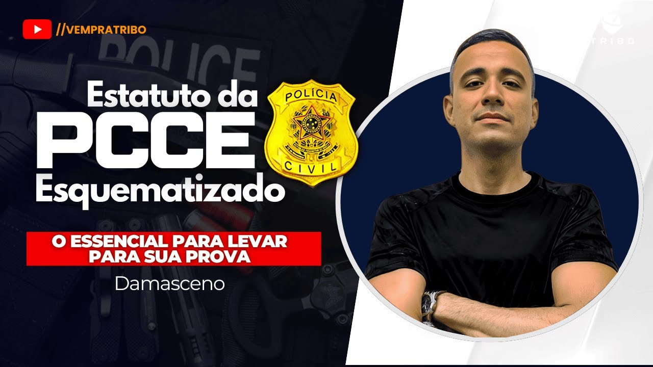 Estatuto da PCCE Esquematizado: O Essencial para levar para sua prova - Prof. Damasceno. - YouTube