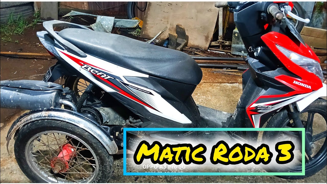 MOTOR MATIC RODA TIGA - YouTube