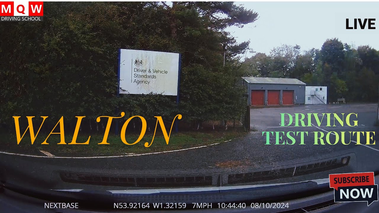 Walton driving test route | Mock Driving test | Pass | Walton LGV ...