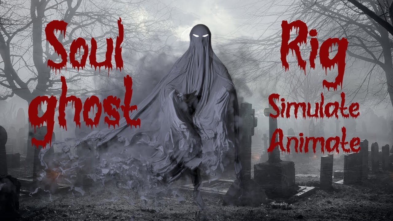 Rigged Ghost for Cinematic Projects Customizable Movements - YouTube