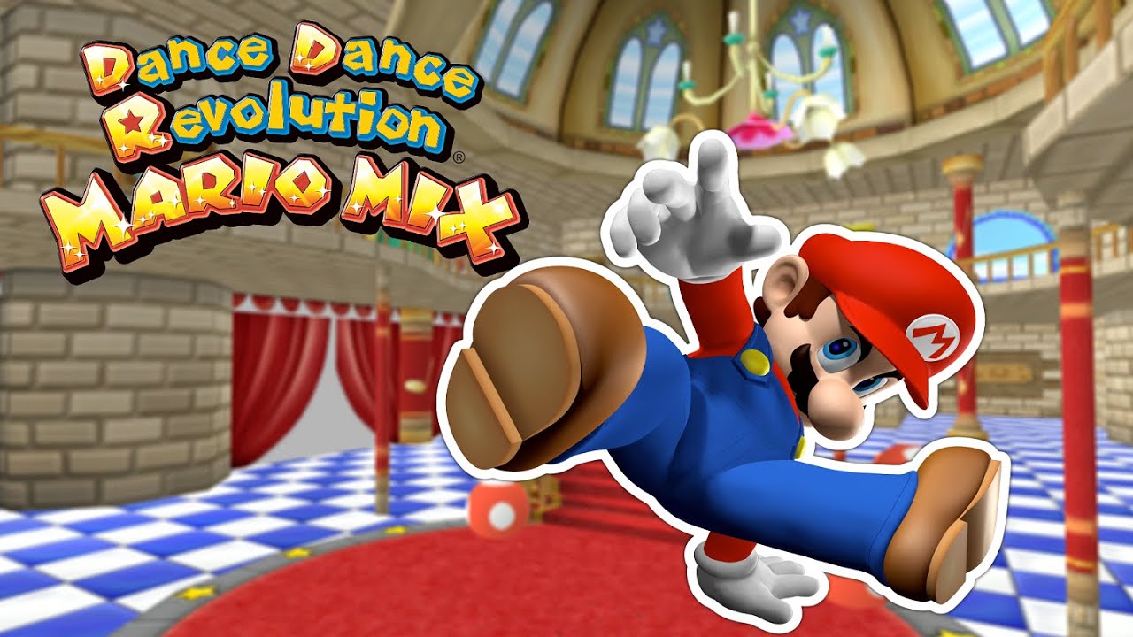 The Funny Mario Dancing Game | DDR Mario Mix Livestream - YouTube