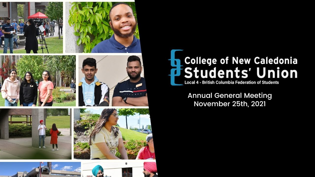 CNCSU Annual General Meeting 2021 - YouTube