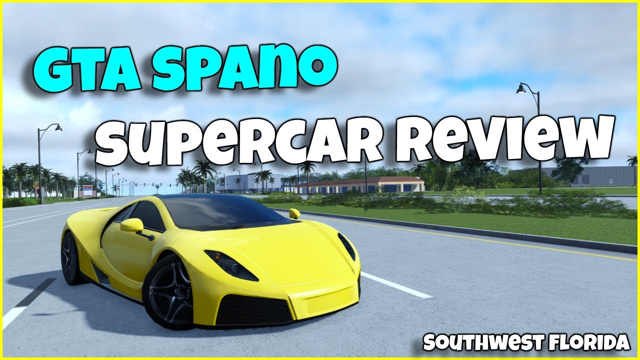 Esperanza GTA Spano SUPERCAR Review Southwest Florida Roblox - YouTube