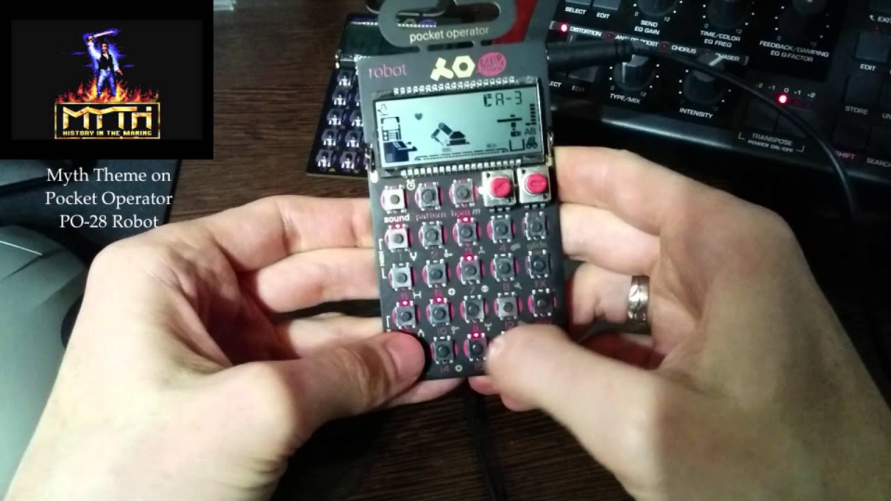TE Pocket Operator PO-28. MYTH game main theme. - YouTube