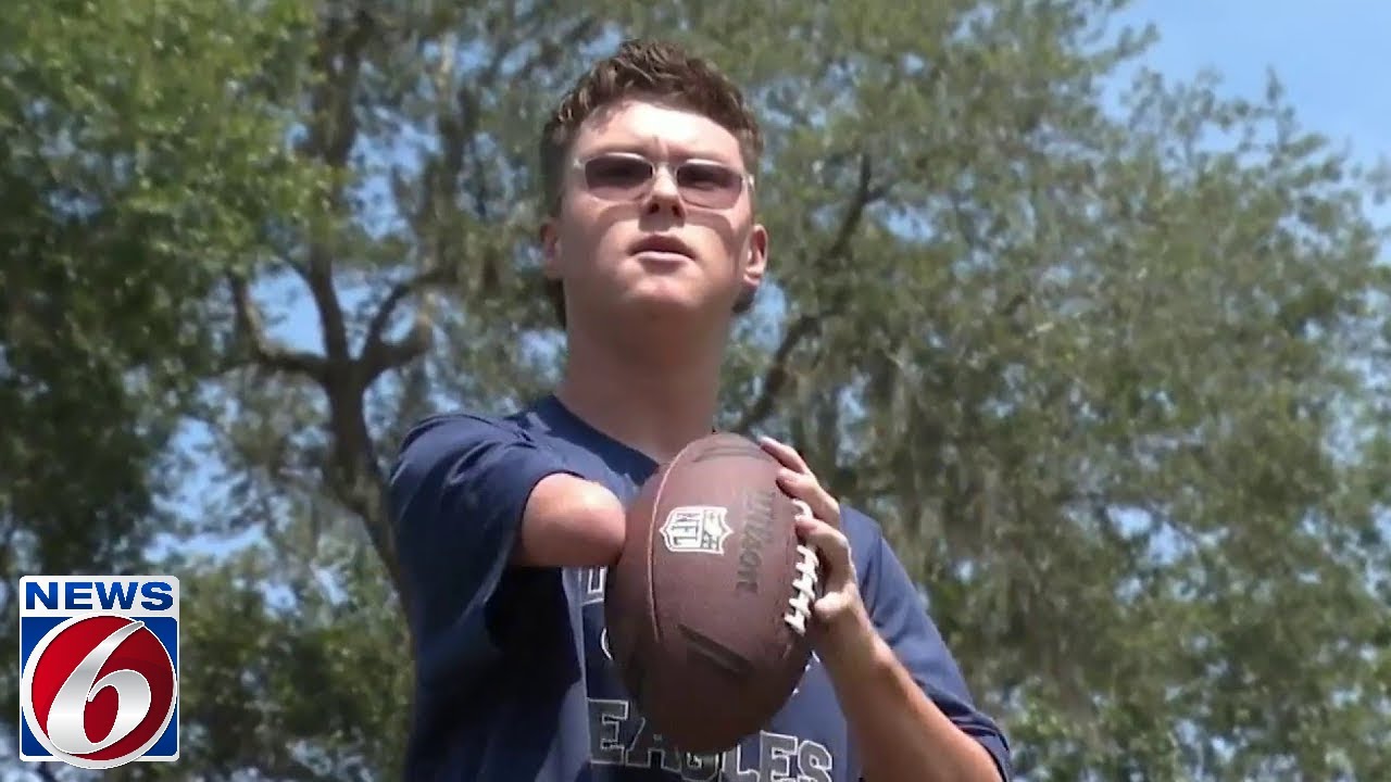 ‘Iron Boy’ who got UCF prosthetic arm now playing high school football ...