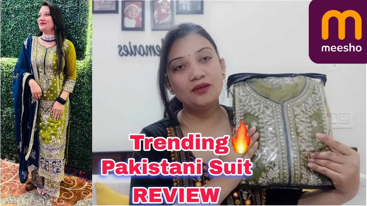 Pakistani Viral Suit Review ☺☺ From MEESHO II Honest Review II ...